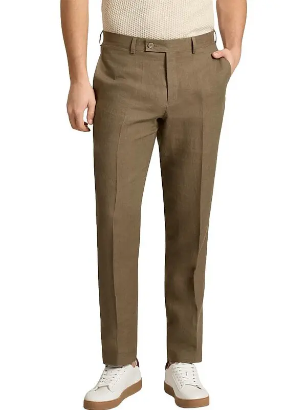 Ted Baker London Modern Fit Suit Pants - Olive