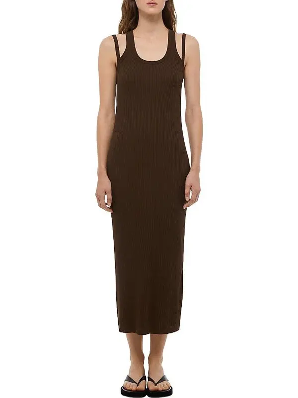 Helmut Lang Racer Strap Maxi Dress - Bistre