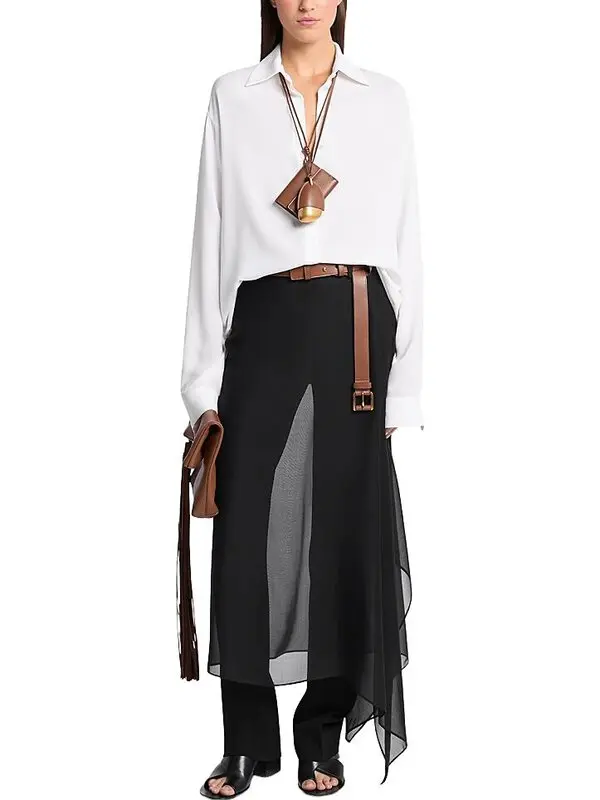 Michael Kors Slim Veiled Pants - Black