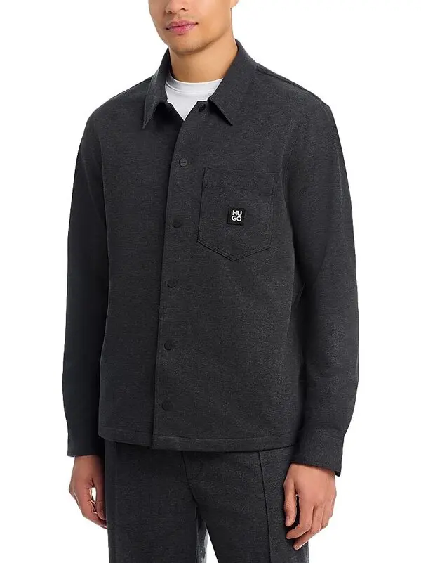 Hugo Enaso Pocket Overshirt - Medium Grey