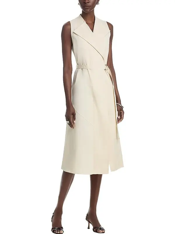 BOSS Dimosa Wrap Dress Exclusive - Light Pumice
