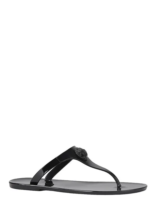 Kurt Geiger Maddison T-bar Thong Sandals - Black