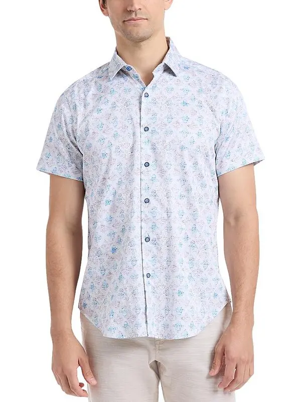 Robert Graham Greatorex Short Sleeve Woven Shirt - Multi
