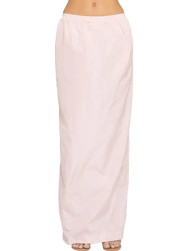 DES_PHEMMES Parachute Maxi Skirt - Candy Pink