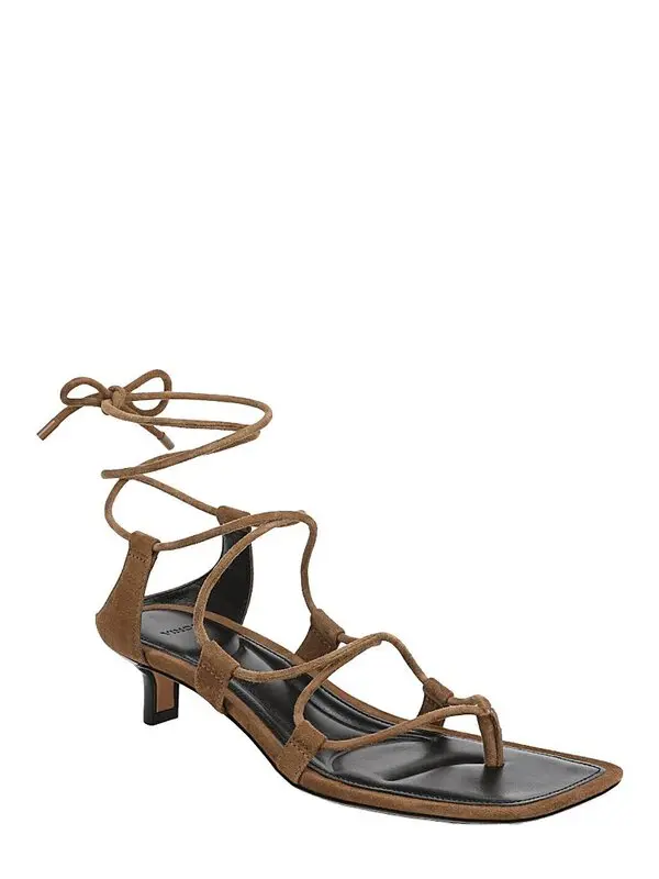 Vince Paulette Ankle Tie Sandals - Elmwood