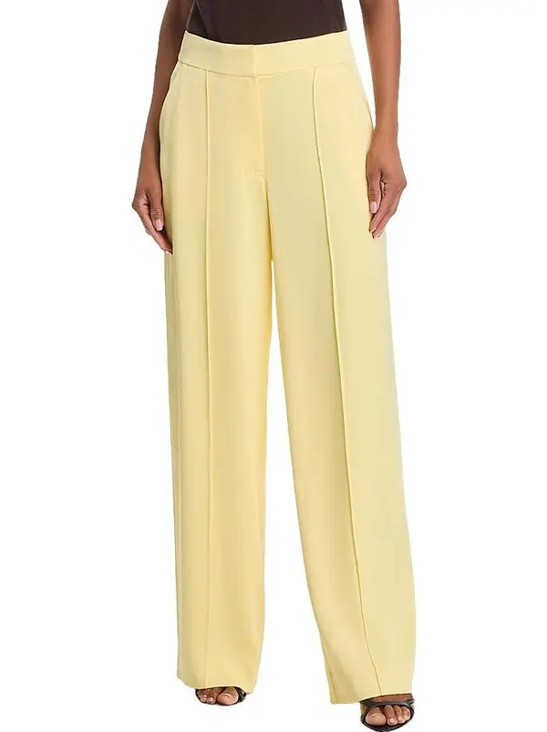 Simkhai Kyra Wide Leg Trousers - Buttercream