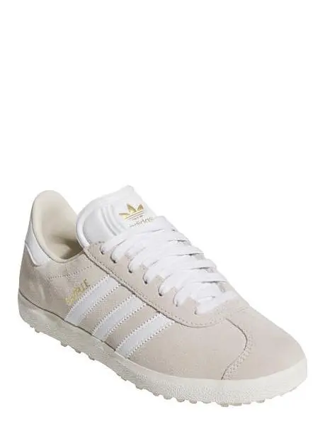 Adidas Gazelle Spikeless Golf Shoes - Alumin/ftw