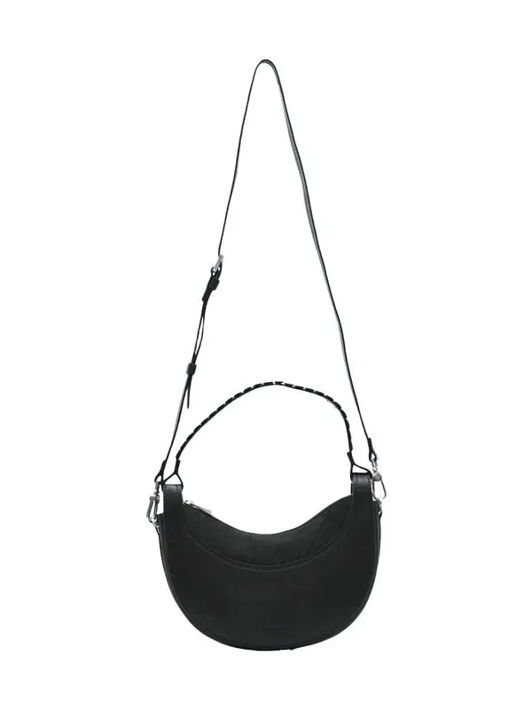 ECOTORIE Leif Leather Crossbody Bag - Black