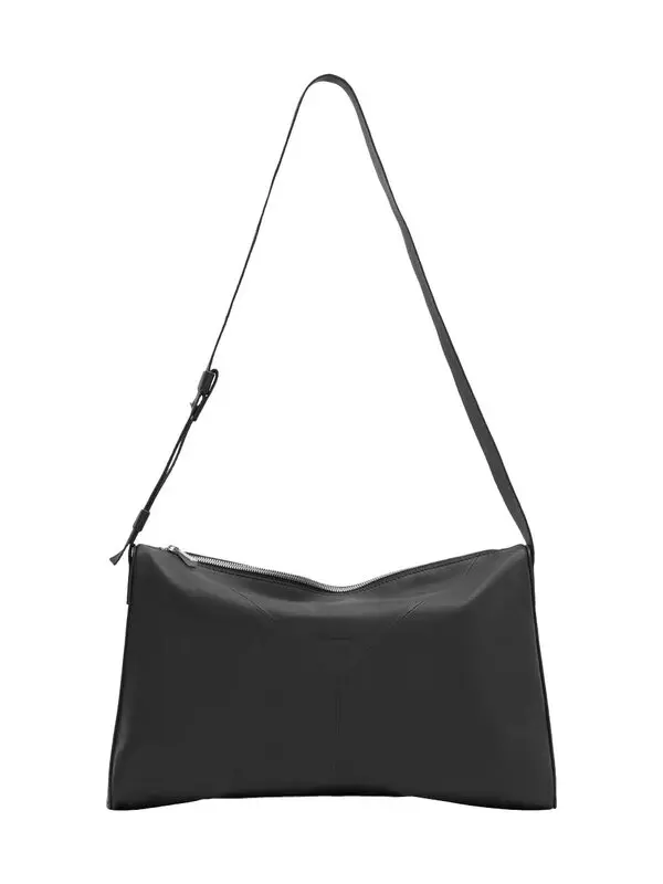 ECOTORIE Freya Leather Shoulder Bag - Black