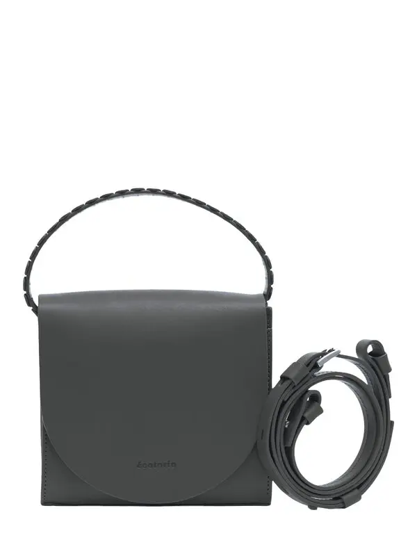 ECOTORIE Margaux Leather Crossbody Bag - Black