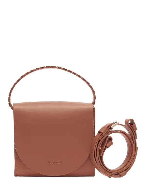 ECOTORIE Margaux Leather Crossbody Bag - Cognac