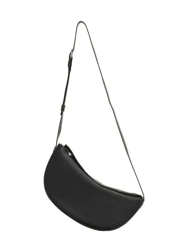 ECOTORIE Dora Leather Crossbody Bag - Black