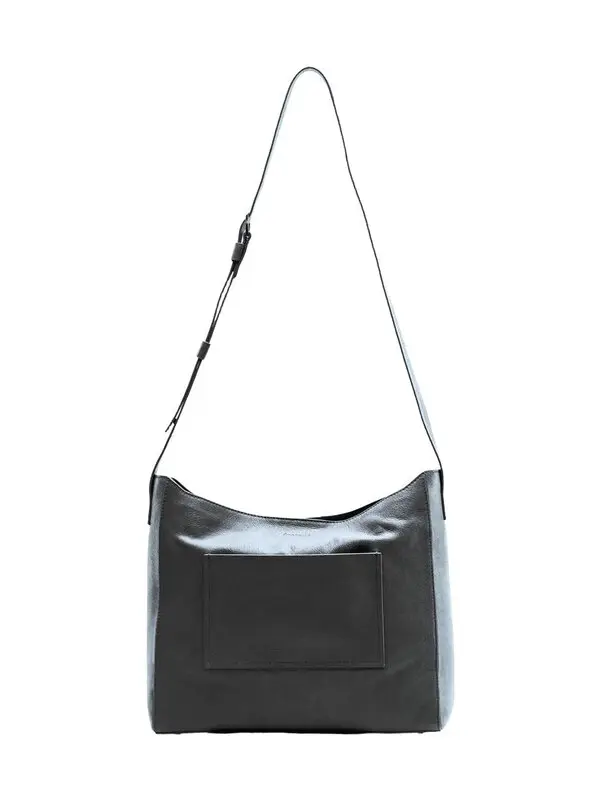 ECOTORIE Brigitte Leather Crossbody Bag - Black