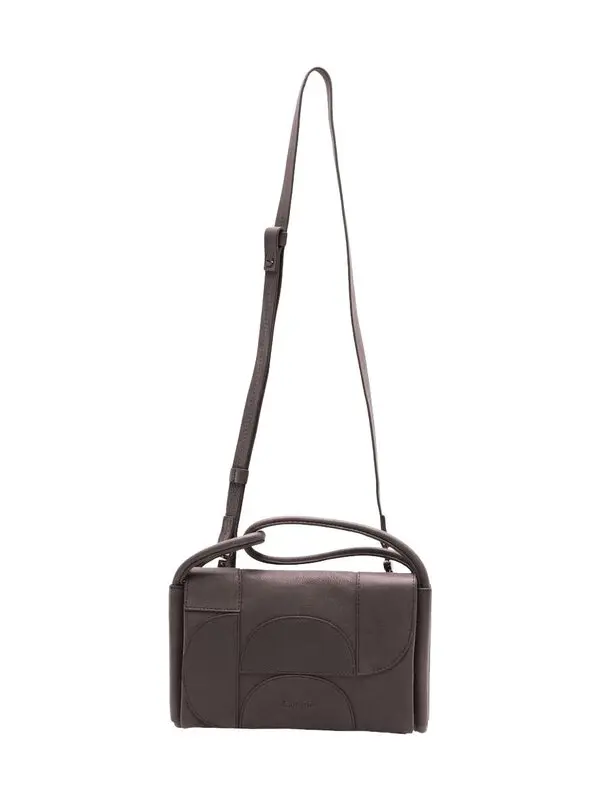 ECOTORIE Leather Crossbody Bag - Chocolate