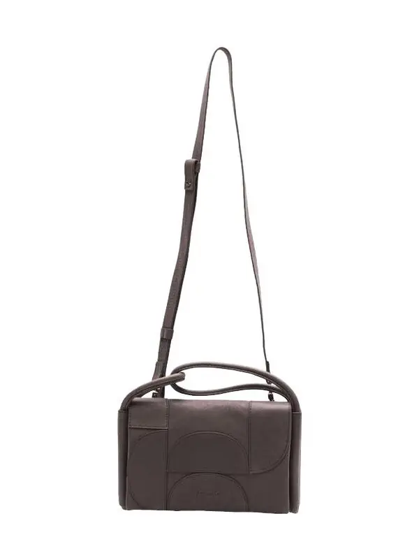 Écotorie Leather Crossbody Bag - Chocolate