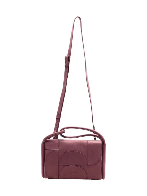 ECOTORIE Leather Crossbody Bag - Wine