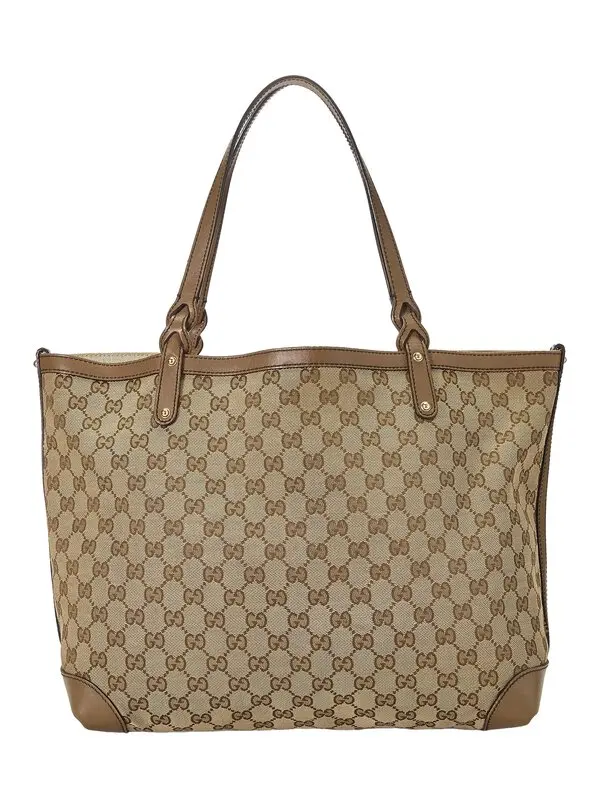 Gucci Original Gg Craft Tote - Brown
