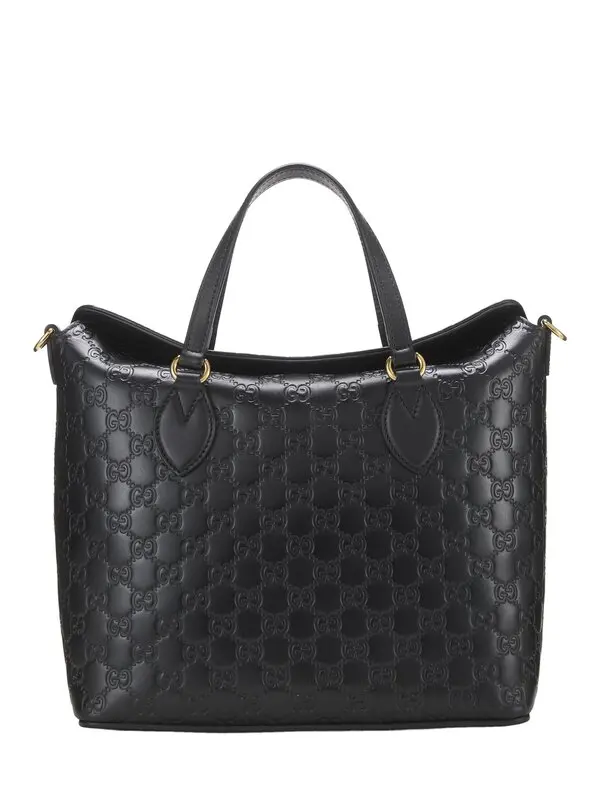 Gucci Linea Guccissima Handbag - Black