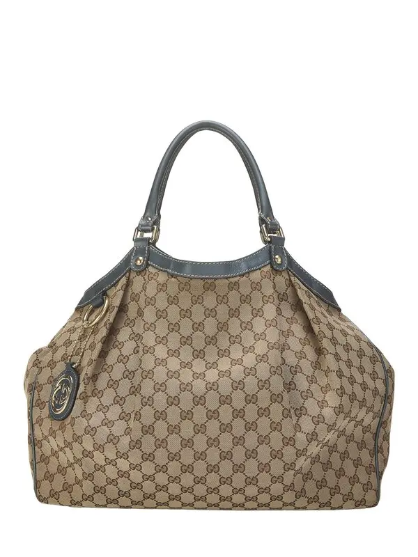 Gucci Original Gg Sukey Tote - Blue