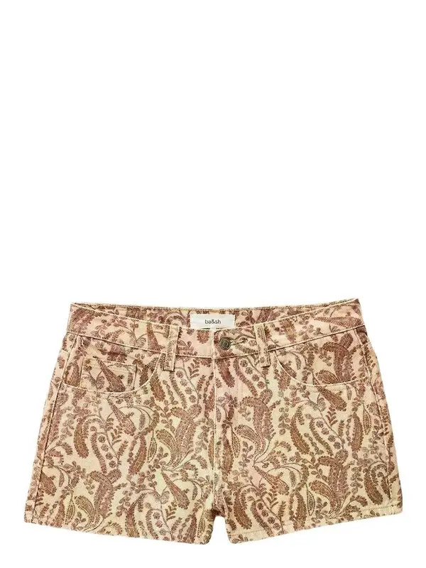 Ba&sh Paisley Print Shorts - Neutrals