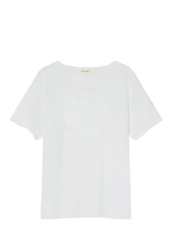 American Vintage Raw-cut Crew-neck T-shirt - White