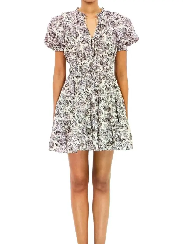 Ulla Johnson Soffia Mini Dress - Neutrals