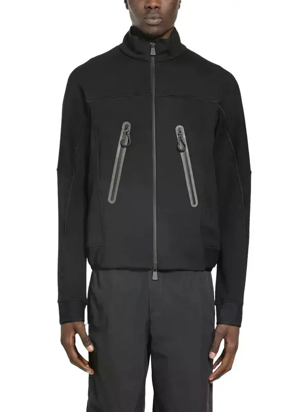 Moncler Zip-fastening Long-sleeve Sweatshirt - Black