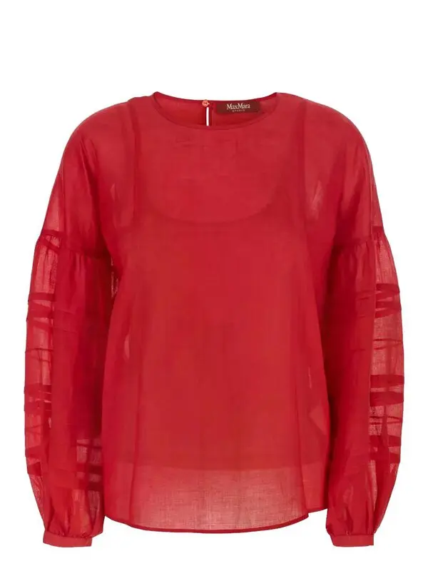 Max Mara Paese Blouse - Red