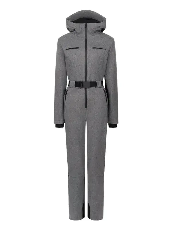 MC2 SAINT BARTH Hooded Belted Jumpsuit - Grey