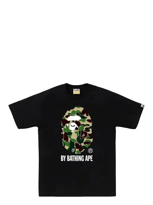 A BATHING APE Abc Camo Bathing Ape Tee Shirt - Black/green