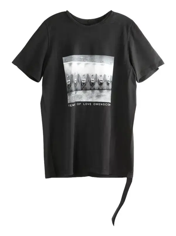 Rick Owens Graphic T-shirt - Black