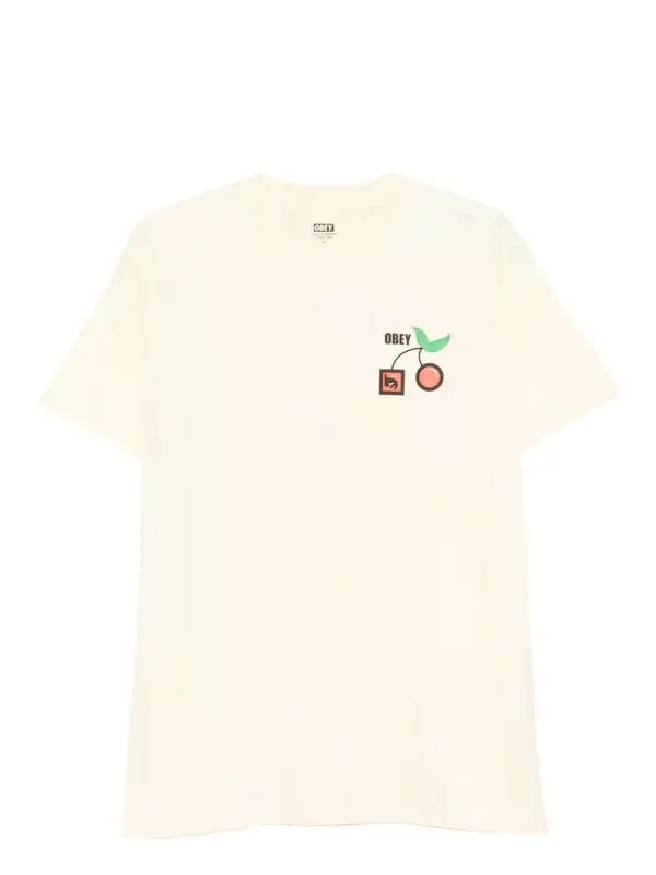 Obey Graphic T-shirt - Neutrals