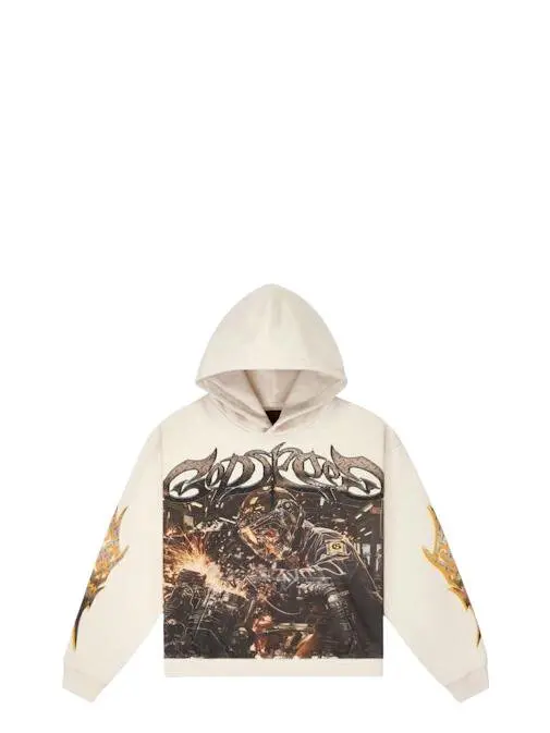 GODSPEED Hooded St-shirtl Sweatshirt - Bone