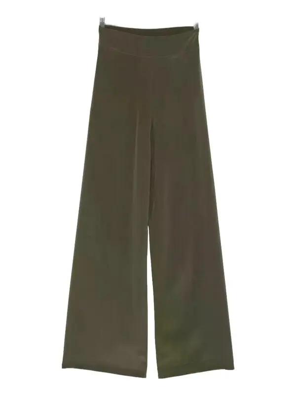 JOSEPH Rihani Slit Palazzo Pants - Green