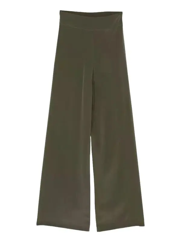 JOSEPH Rihani Slit Palazzo Pants - Green