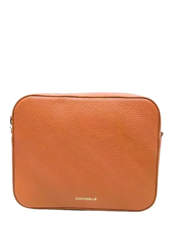 COCCINELLE Leather Zip Cross Body Bag - Brown