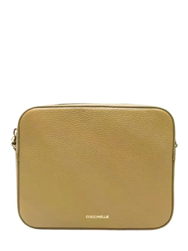 COCCINELLE Pebbled Leather Cross-body Bag - Green