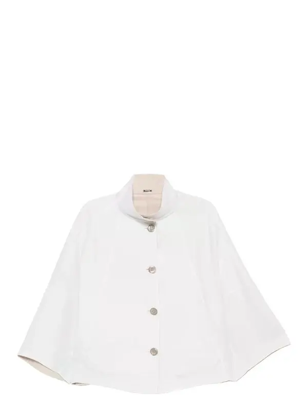 MOORER Buttoned Wool Jacket - White