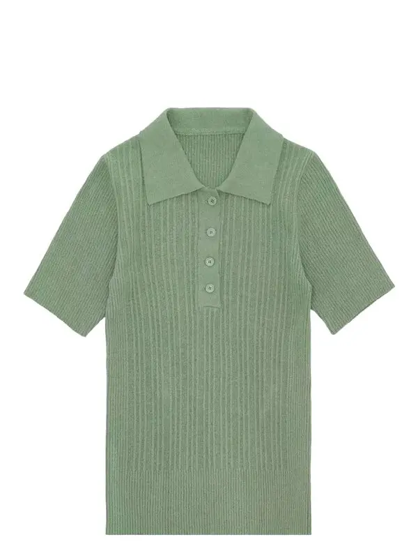 FORTELA Camille Polo Top - Green