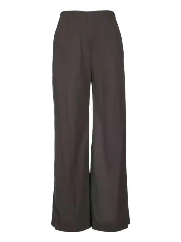 Harris Wharf London Flared Trousers - Brown