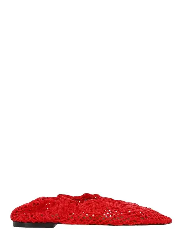ODISSI Iris Flat Shoes - Red