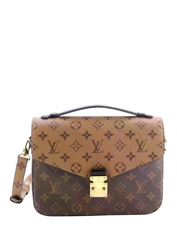 LOUIS VUITTON Pochette Metis Reverse Monogram Canvas - Brown