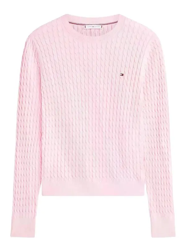 Tommy Hilfiger Cable Knit Sweater - Pink