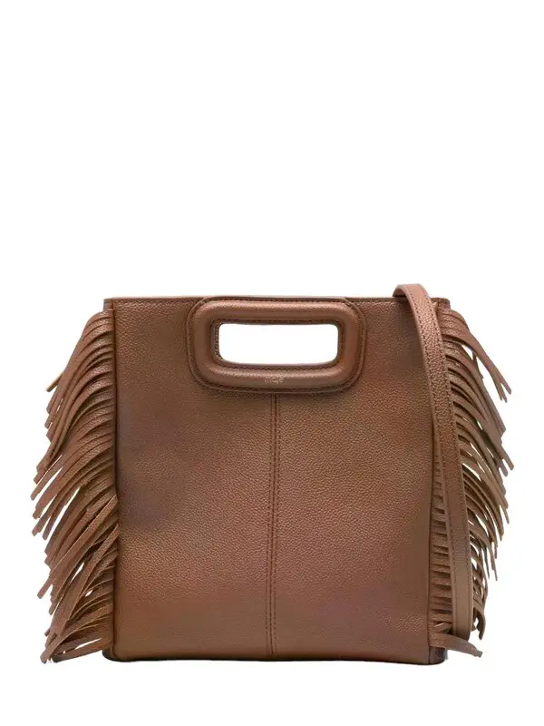 Maje Fringe Handle Tote Bag - Brown