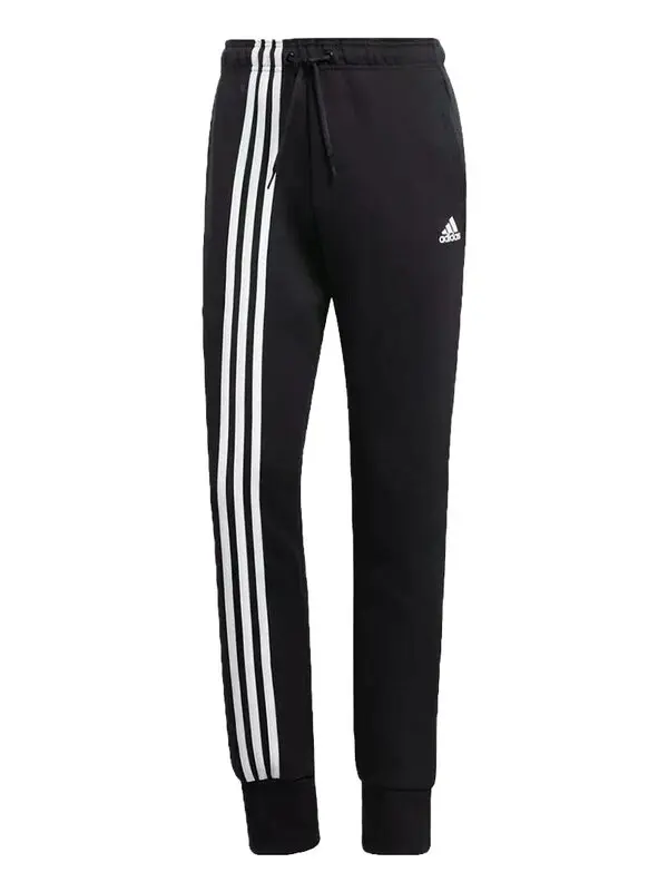Adidas 3-stripes Tapered Trousers - Black