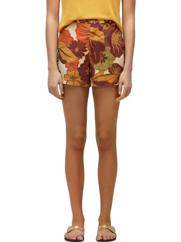 OSKLEN Printed Shorts - Orange