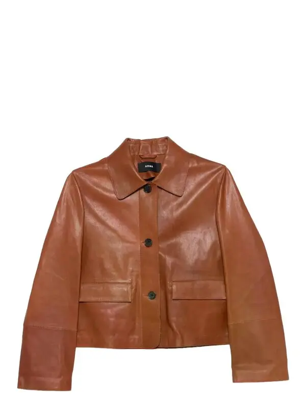 ARMA Leather Jacket - Brown