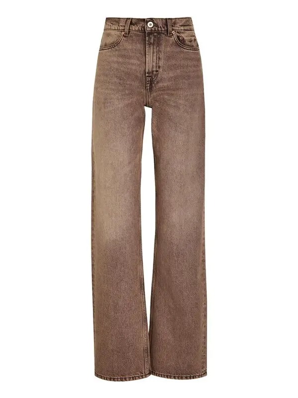 Our Legacy Wata Cut Straight-leg Denim Jeans - Brown