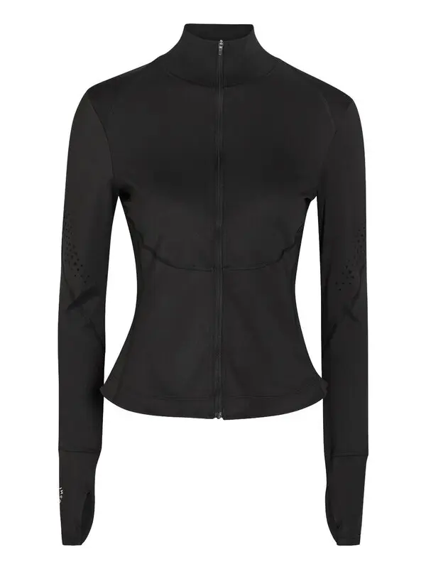 Stella McCartney Adidas X Training Stretch-jersey Midlayer Jacket - Black