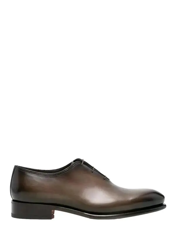 Santoni Lace-up Loafers - Brown